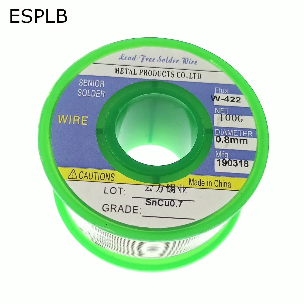 Сварочная проволока олово-медь ESPLB 100г 0.8mm