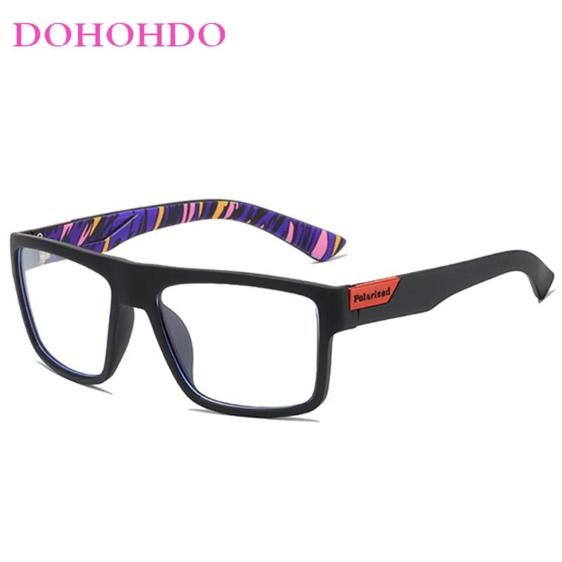 Компьютерные очки DOHOHDO Black Red Frame антибликовые