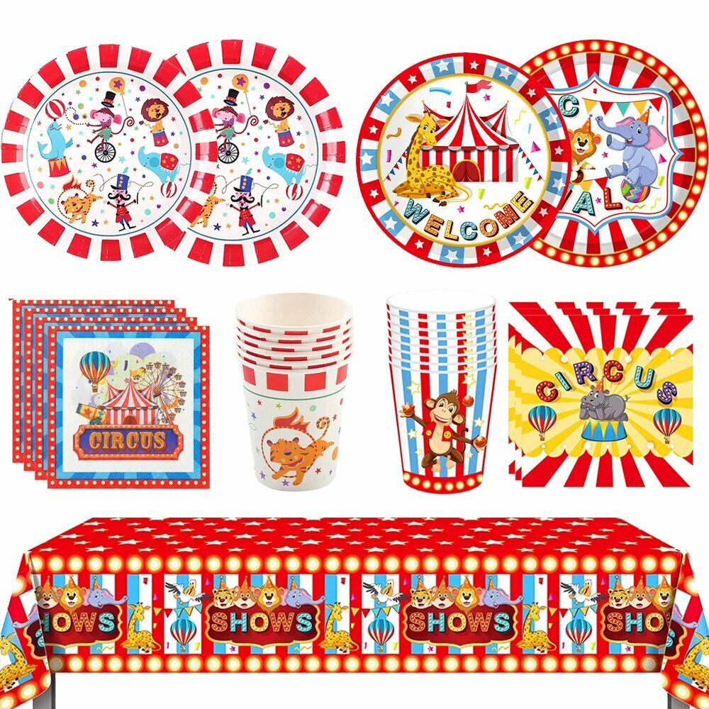 Набор посуды Circus Carnival, 28pcs — фото 1