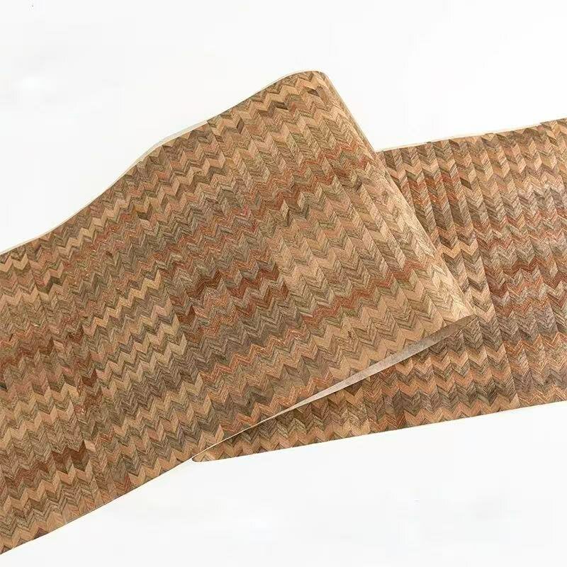 3D Шпон Маркетри «Стрелы» — Натуральное дерево, Геометрический узор, 40х250 см (на бумаге