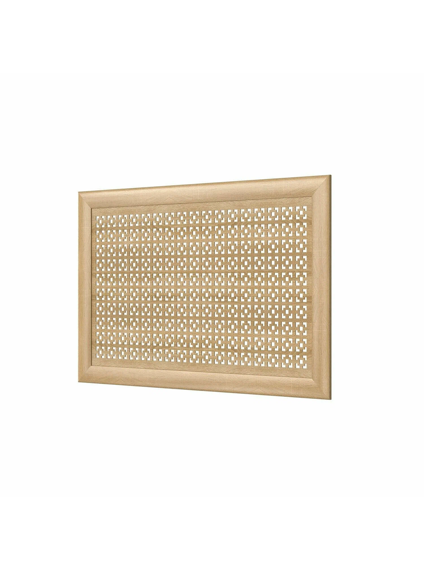 Экран декоративный для радиаторов и батарей: 600х900 мм, дуб сонома, дамаско, серия Модерн с рамкой