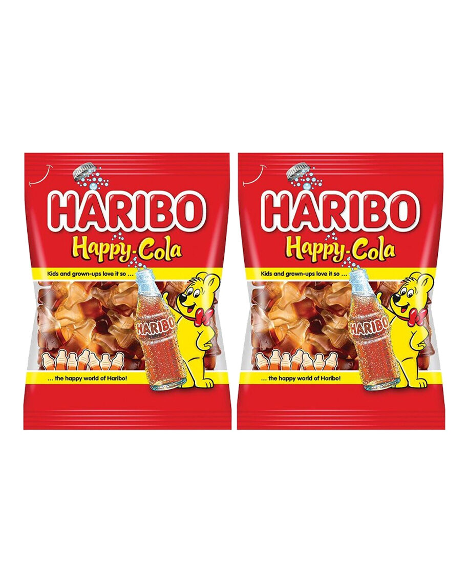 Жевательный мармелад Haribo Happy Cola, 100г x 2шт. Германия