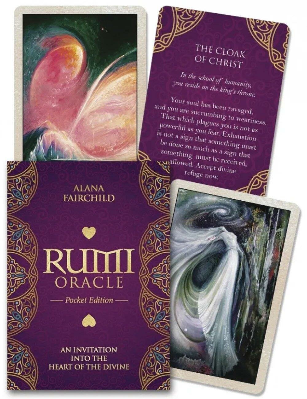 Карты Таро "Rumi Oracle - Pocket Edition" Blue Angel / Оракул Руми (карманный размер) 63653 Blue Angel