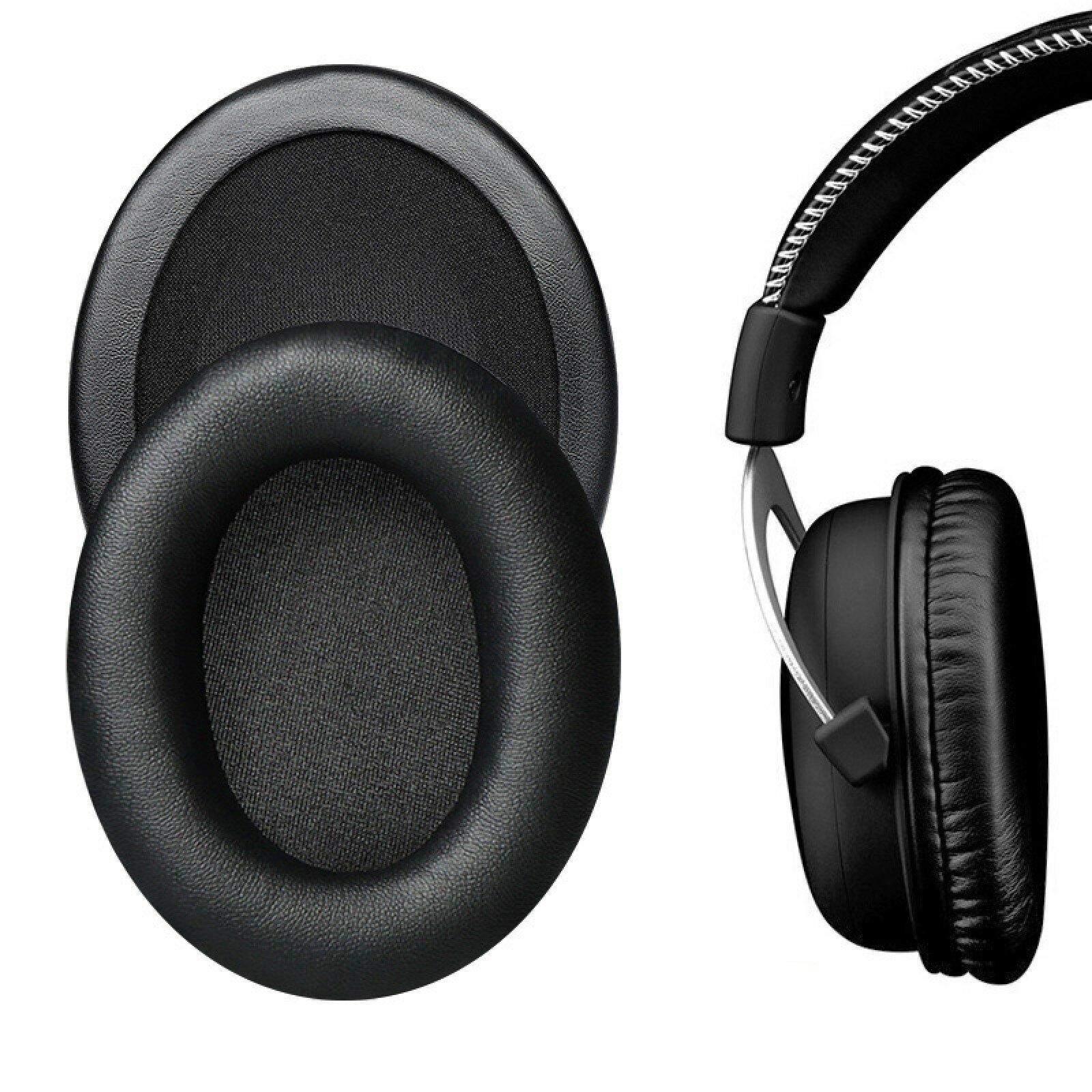 Амбушюры кожаные MyPads для наушников HyperX Cloud и совместимых моделей