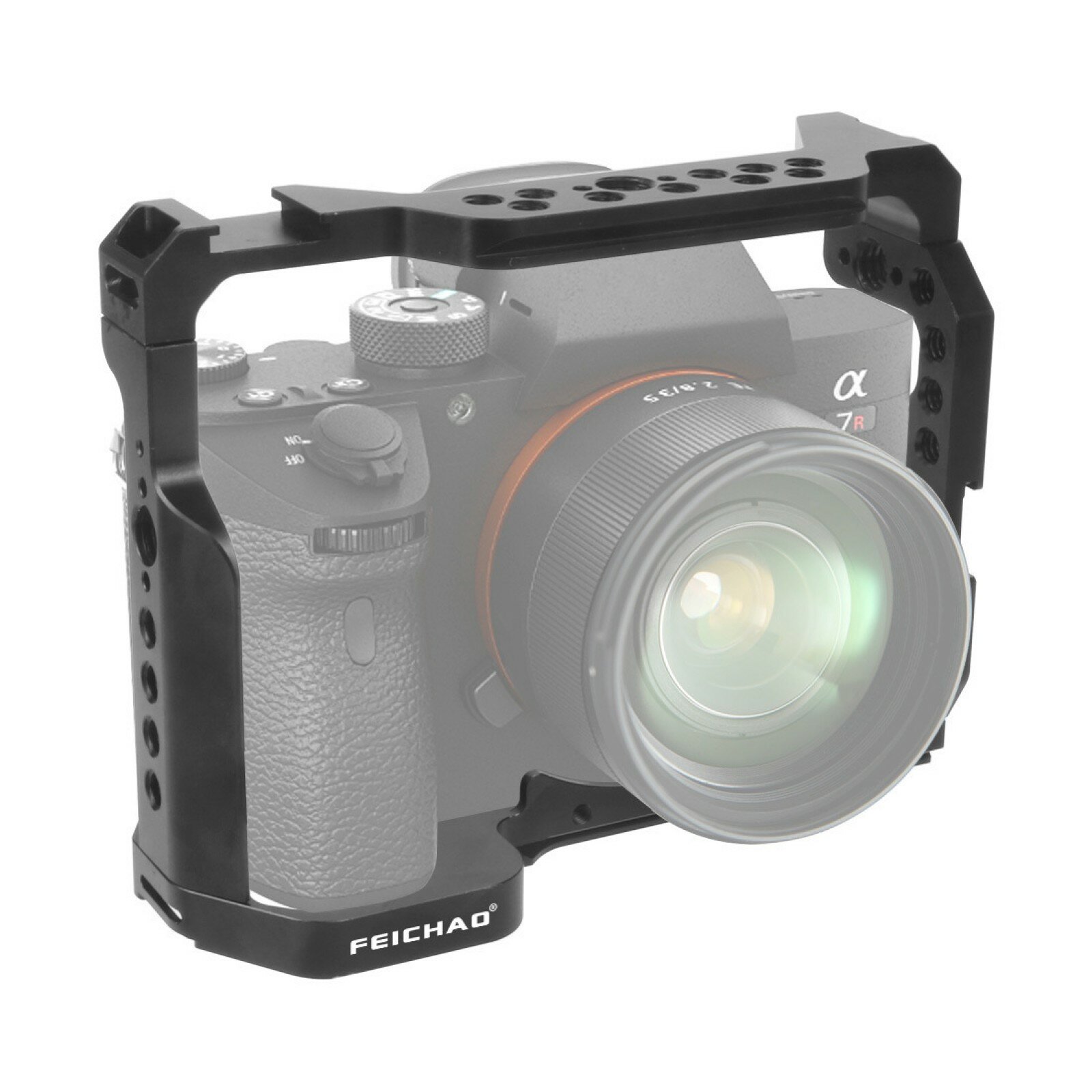Металлическая клетка-рамка MyPads для Sony Alpha ILCE a7m3, A7III, A7R3, A9, a73 с креплениями для аксессуаров