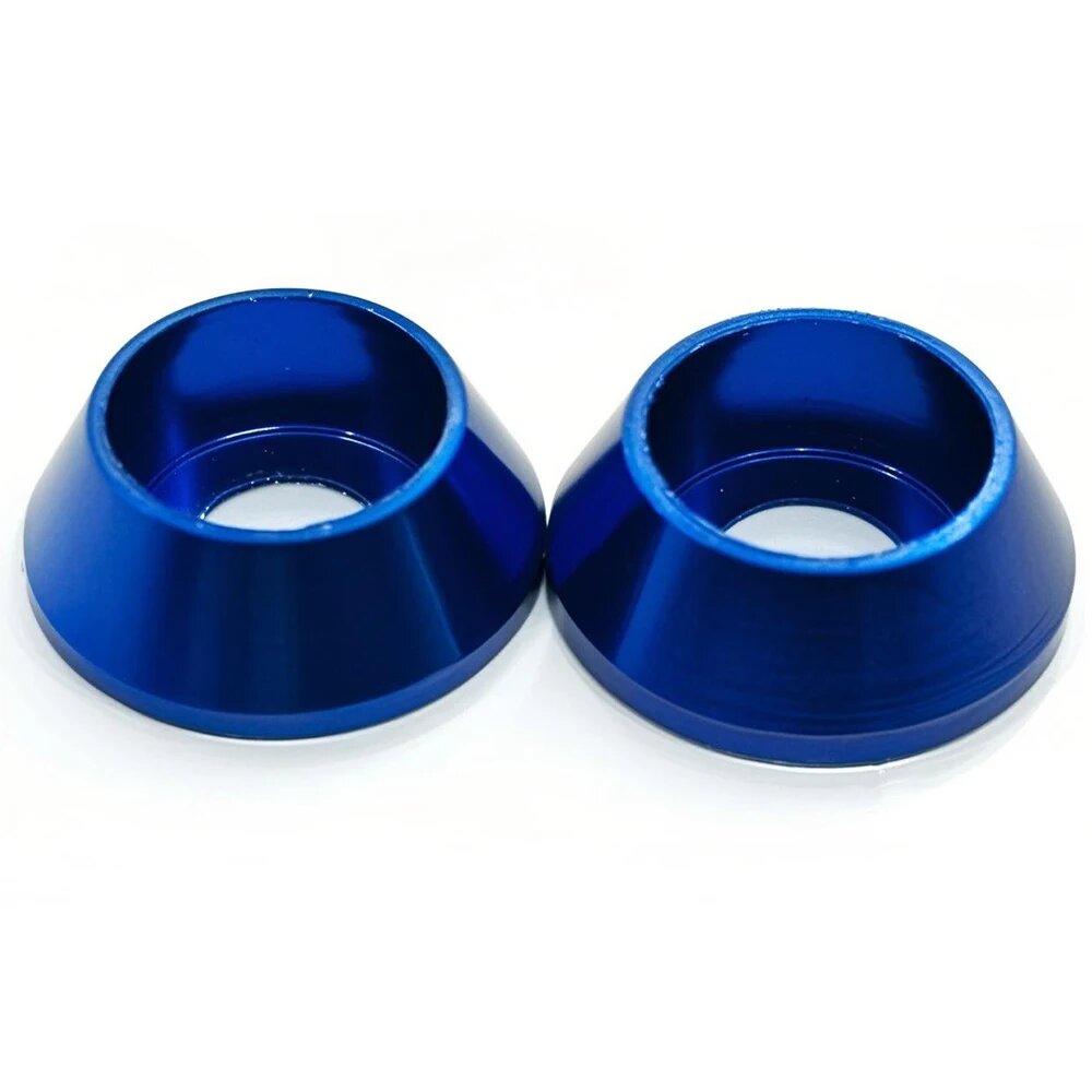Алюминиевые конусные шайбы M2-M8, 11 цветов Deep blue, M5 (10Pcs)