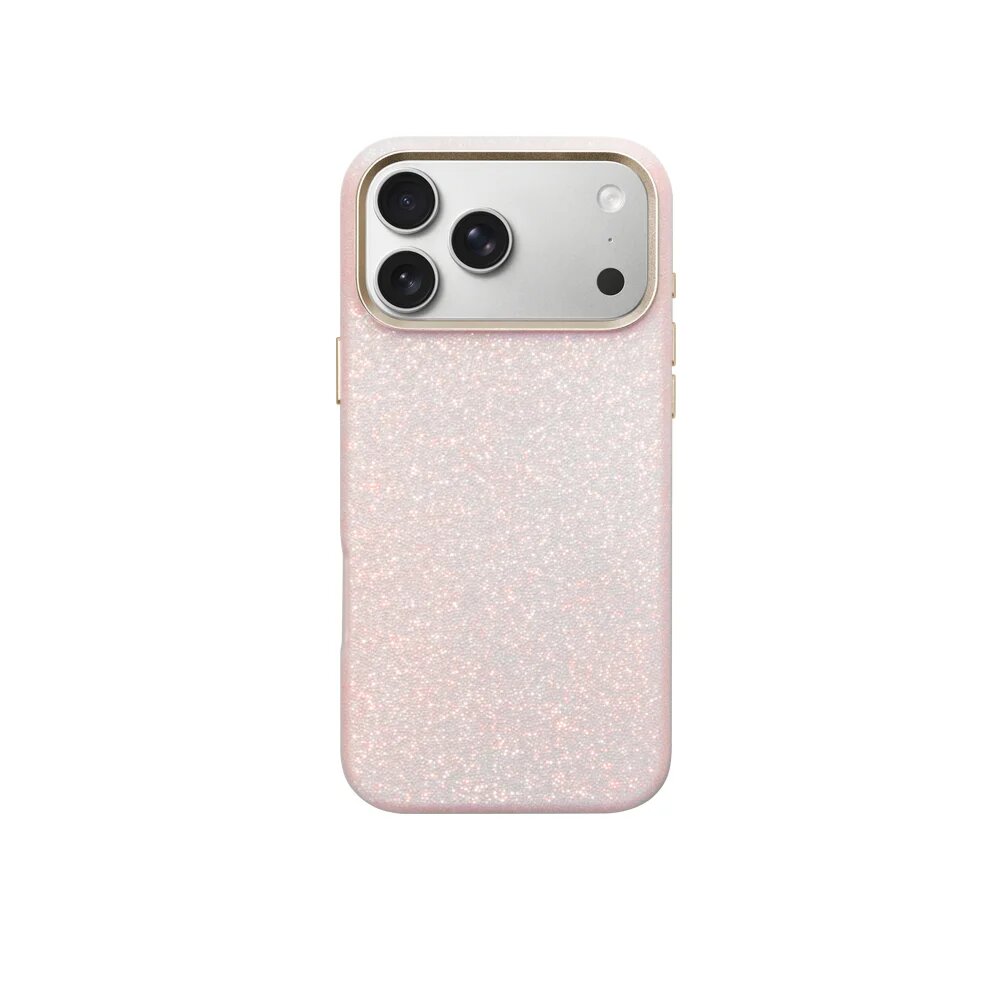 KZDOO Sparkle Shining: Роскошный блестящий матовый чехол из Розовый, Pink, iPhone 17 Pro Max