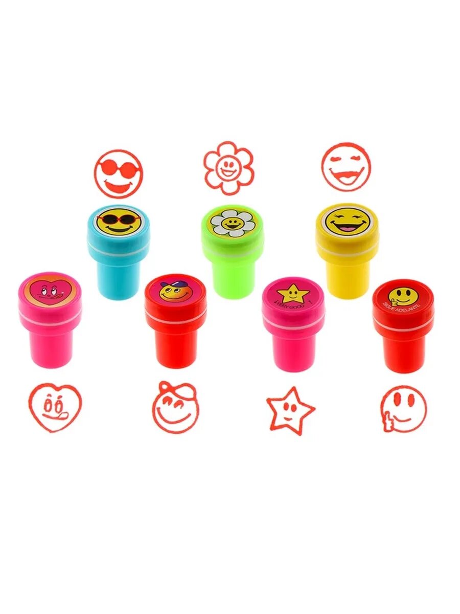Многоразовые детские штампы ассорти, 10 шт.