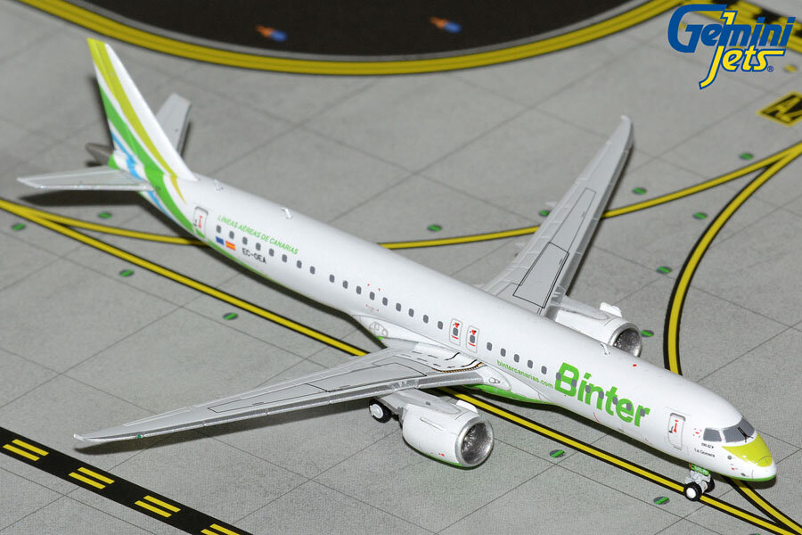 Gemini Jets Модель самолета Embraer 195-E2 Binter Canarias