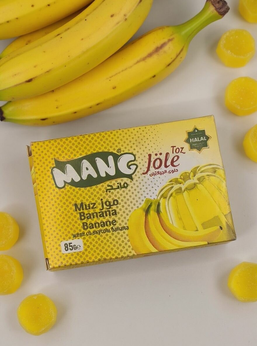 Желе банановое (смесь для быстрого приготовления), "Mang"