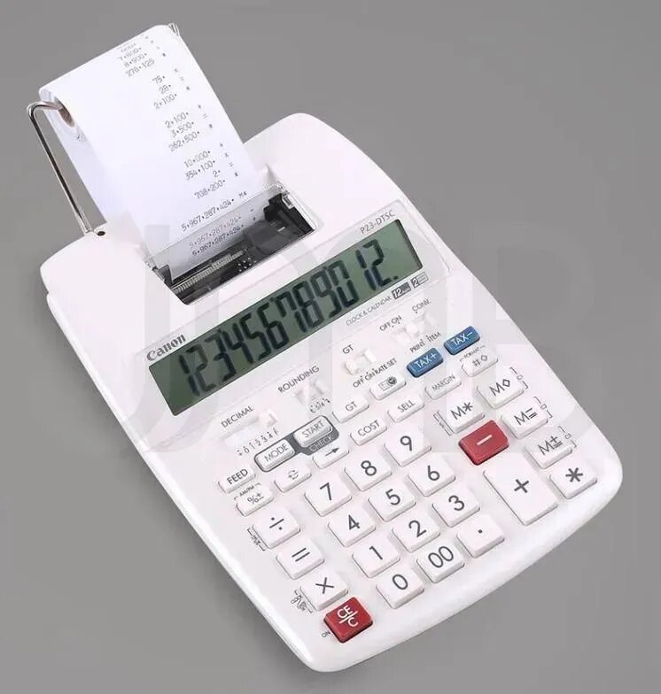 Калькулятор с печатью чека Canon P23-DTSC-LI бухгалтерский 12 разрядов