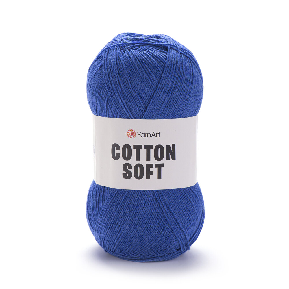 Пряжа для вязания YarnArt Cotton soft 47 василек 5 шт 100 гр/600 м 55% хлопок, 45% акрил