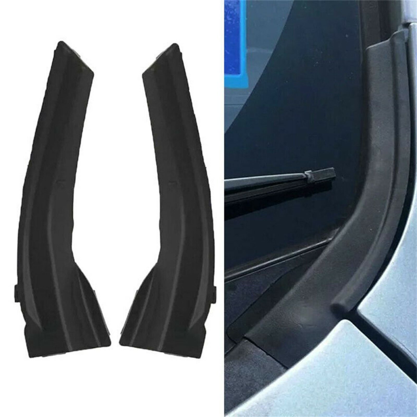 Крышки капота стеклоочистителя MyPads для Hyundai Tucson IX35 2010-2015, черные, прочные