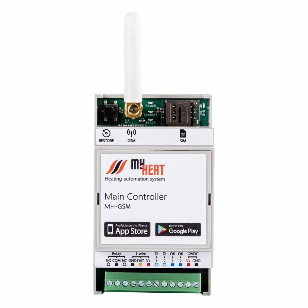 Контроллер MYHEAT MY HEAT, GSM модуль, корпус пластиковый