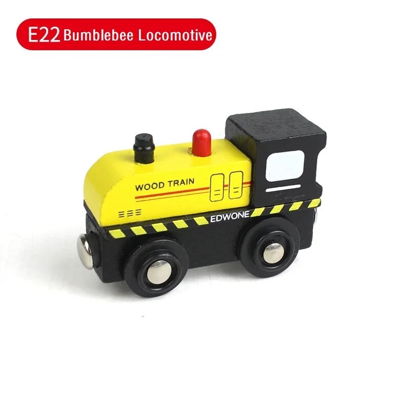 Деревянный поезд E22 "Желтый Bumblebee"