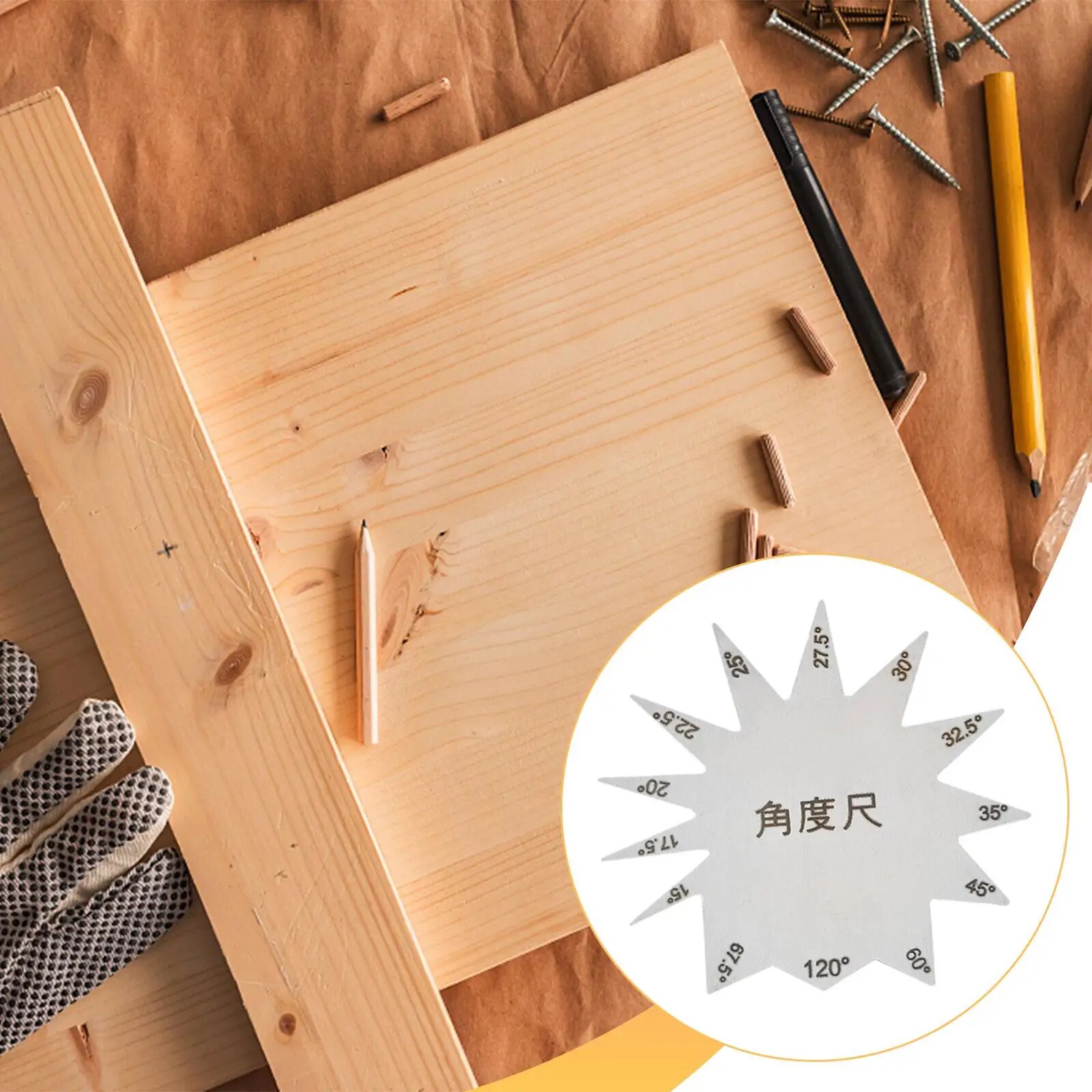 Круглый угломер для заточки ножей из нержавеющей стали