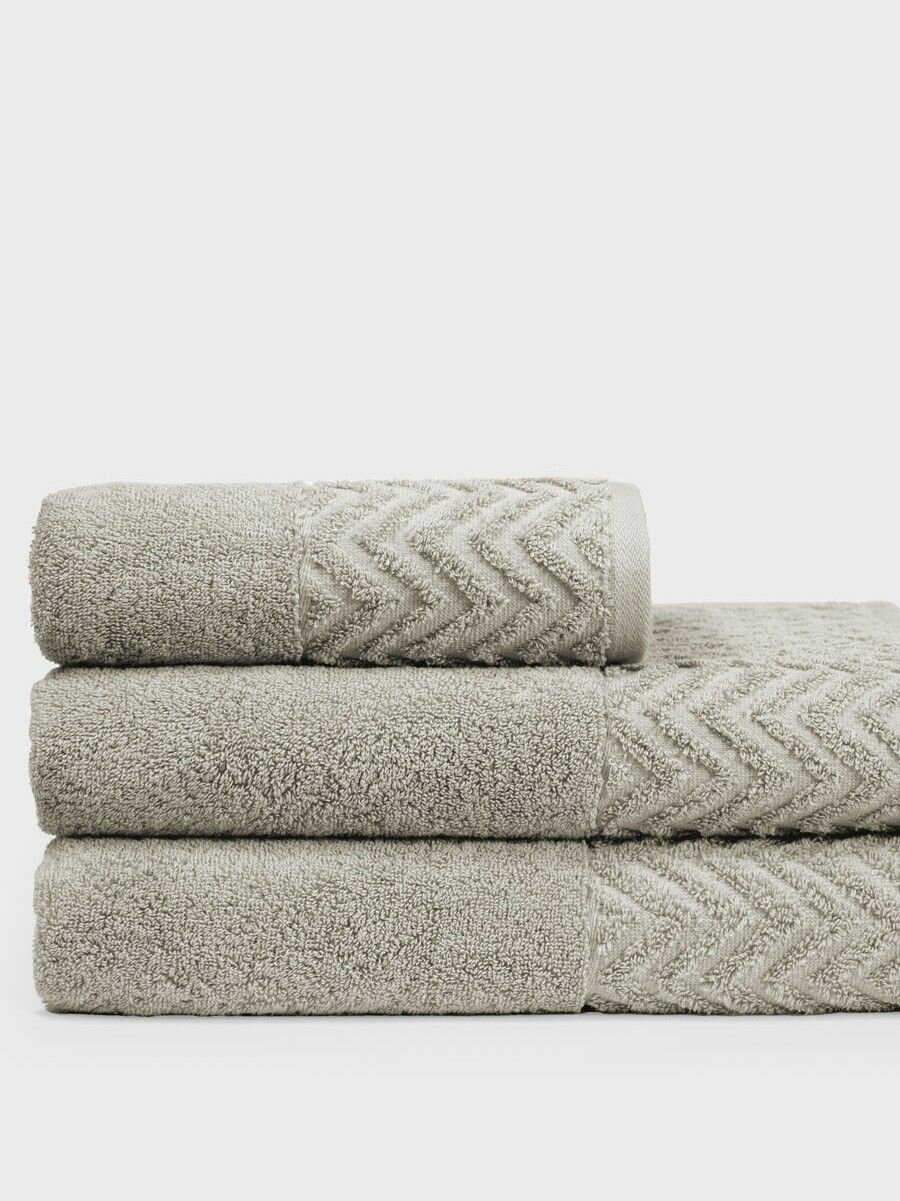 Полотенце Askona Home (Аскона) банное XL Blanc 90*150 серебристый иней