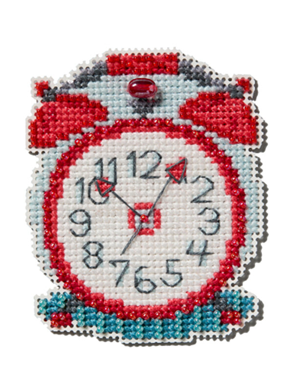 Набор для вышивания MILL HILL "Старинные часы", в технике счётный крест и вышивка бисером MH182516