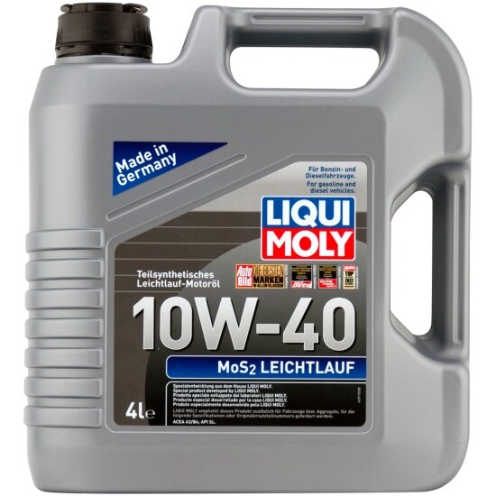 Моторное масло Liqui Moly MoS2 Leichtlauf 10W-40 полусинтетическое 4 л