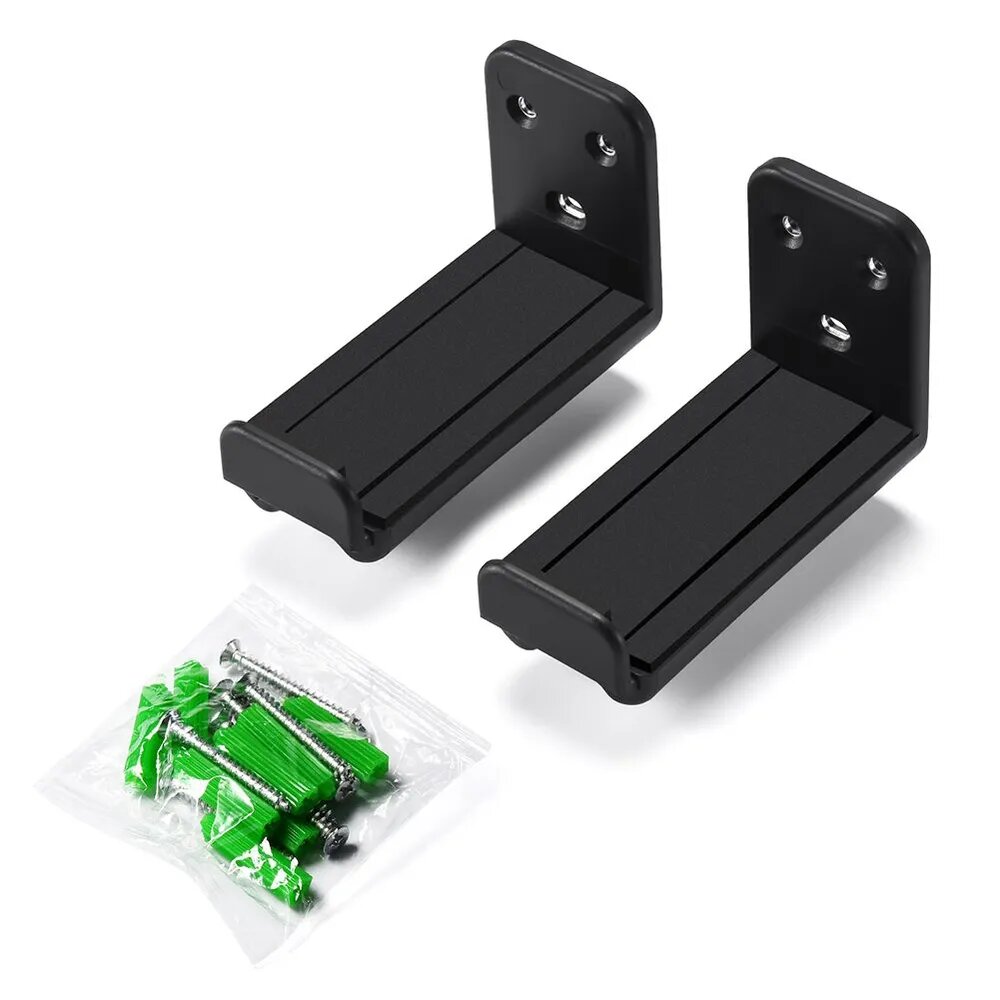 Кронштейн для настенного крепления саундбаров, регулируемый по глубине, чёрный, нагрузка до 20 кг