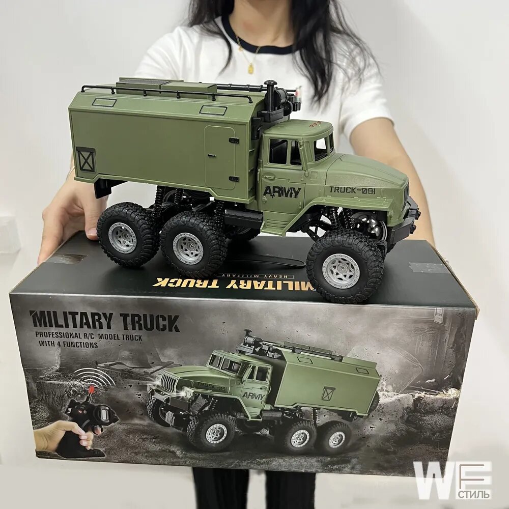 Эксклюзивная радиоуправляемая модель Урал 4320 Вахта, 1:16, 375, полный привод