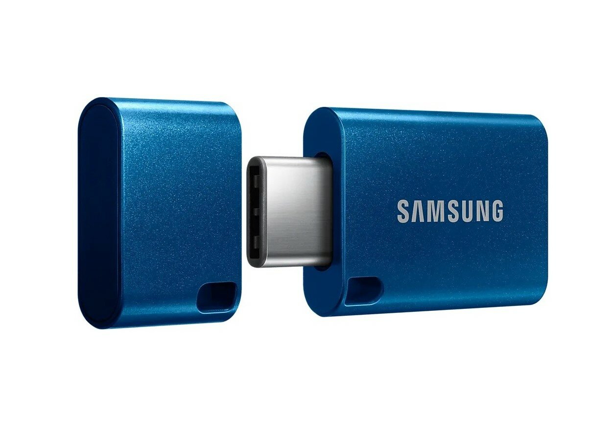 USB накопитель Samsung 256 ГБ, Type-C USB 3.1 Gen 1, синий MUF-256DA