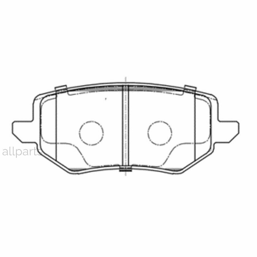 CTR GK1547 Колодки тормозные дисковые TANK 300 2021 - GREAT WALL Motors Poer 2021 -