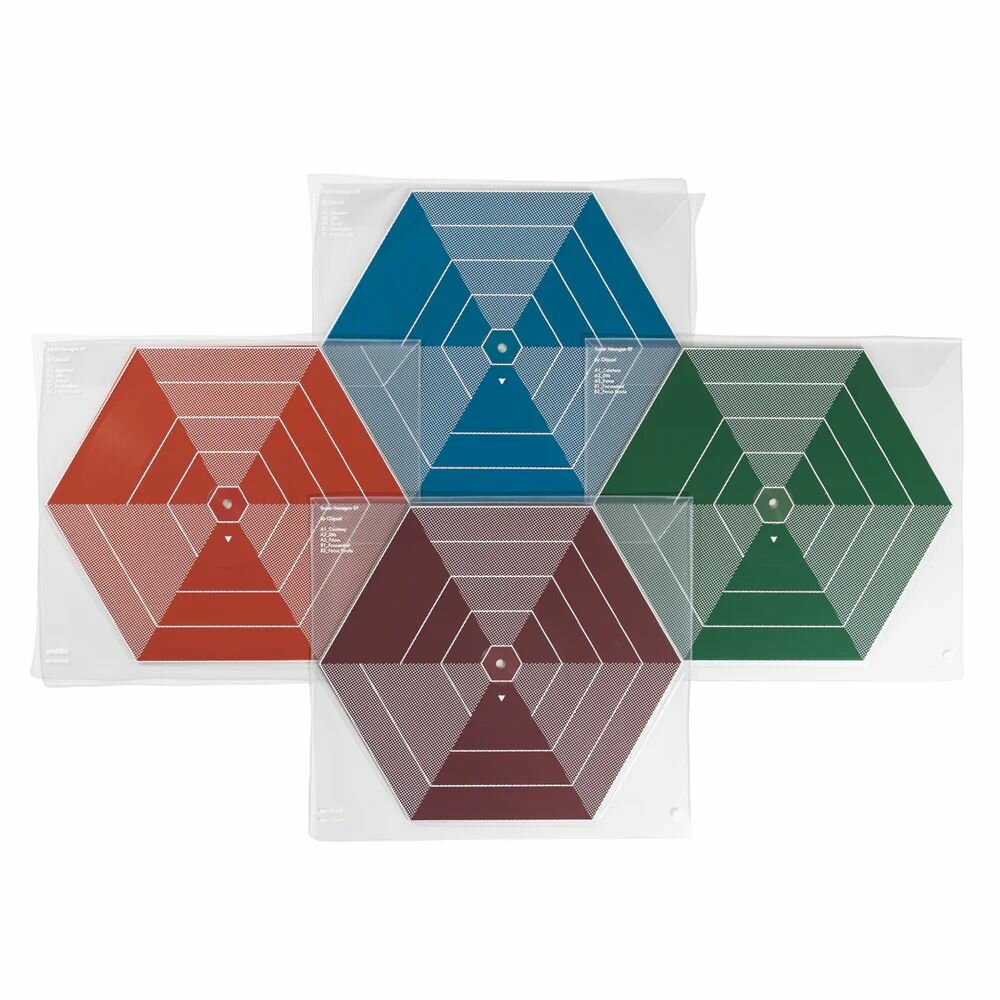 Винил в Форме Шестиугольника Super Hexagon EP OST (USA Limited Soundtrack) Ультра-Редкая Виниловая Пластинка из США, Саундтрек от Chipzel