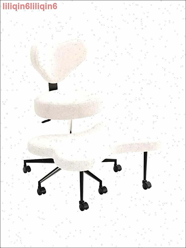 Ортопедический стул, Ткань, White Color