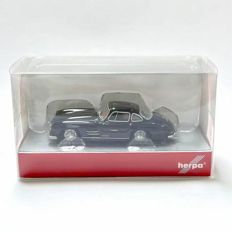 Herpa 1/87 Mercedes Classic Sports Police Sand Table Model Car Collectible Display Piece Примерно 4 см в длину