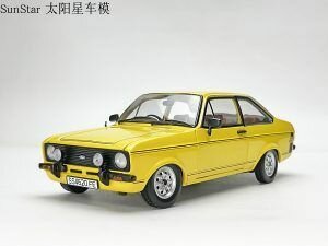 1/18 Sunstar Model Ford Escort 1600 MK2 Литая модель автомобиля
