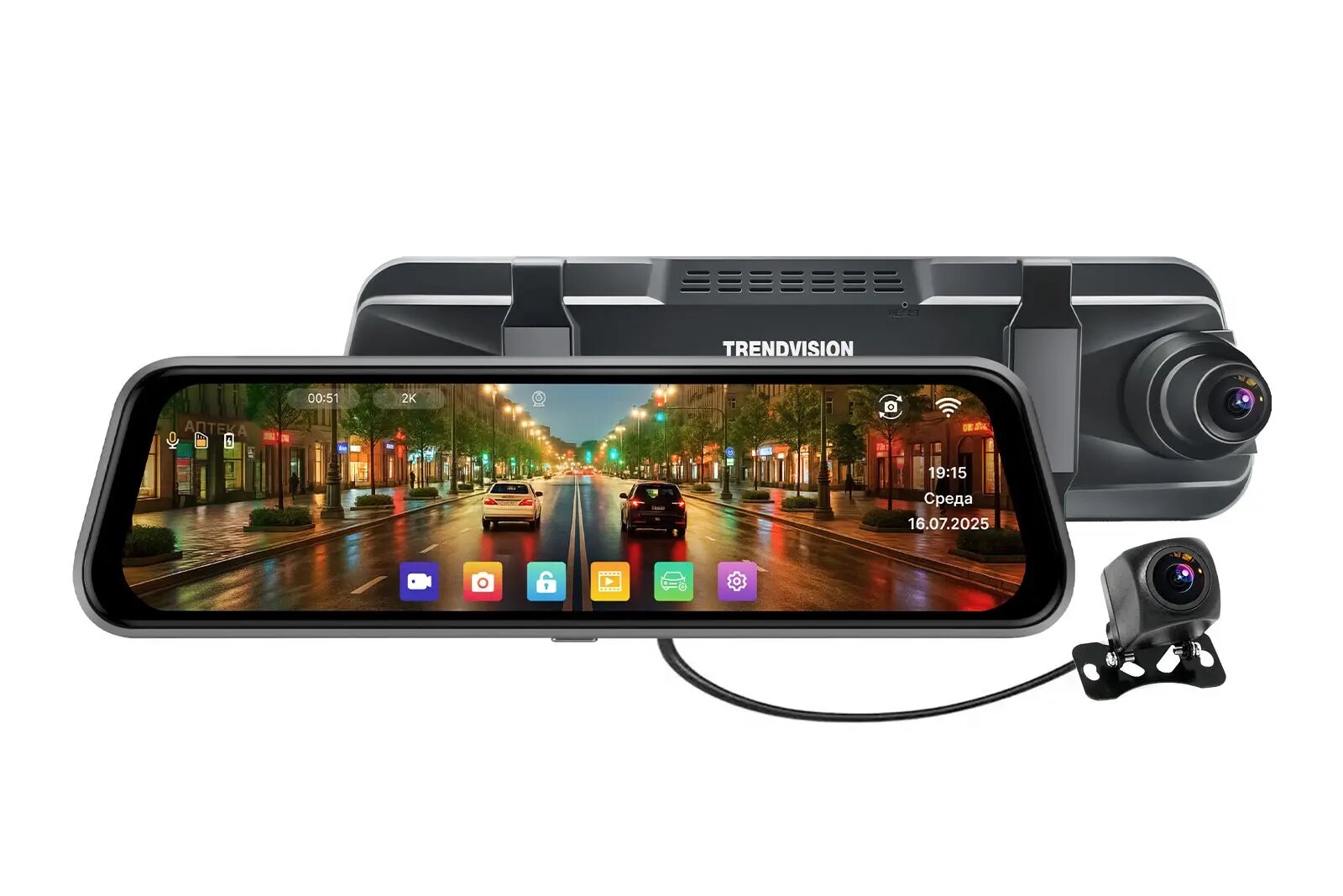 Видеорегистратор-зеркало TrendVision MR-2K