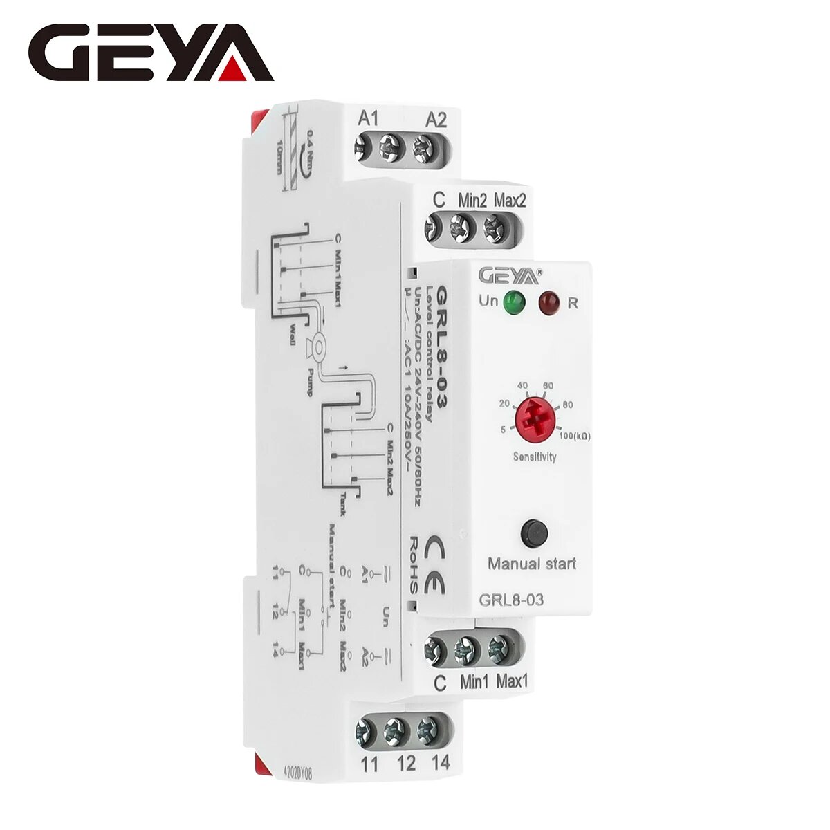 Реле уровня жидкости GEYA GRL8-03 GRL8-03 only Relay