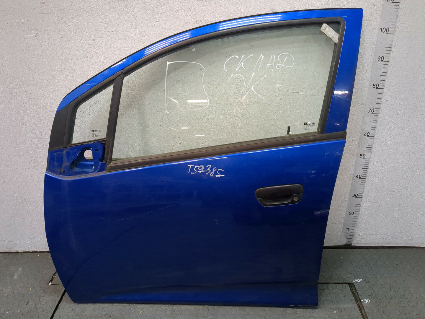 Дверь боковая (легковая) левая передняя Chevrolet Spark Б/У