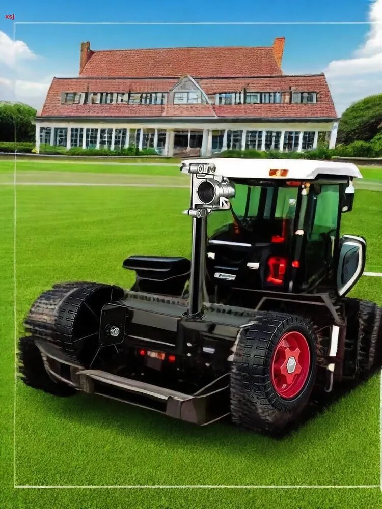 Тачка садовая опорные колеса для триммера для травы цвет черный, красный металл пластик