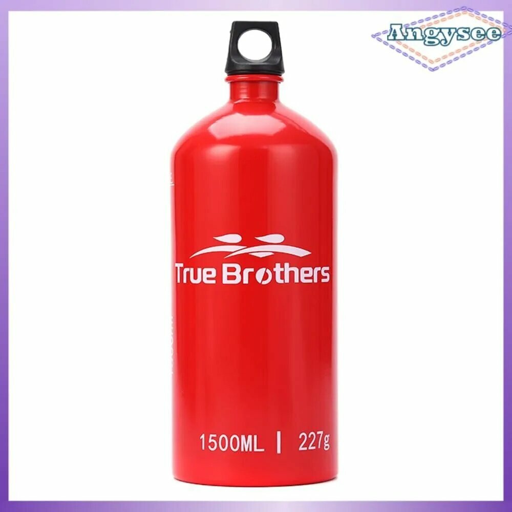 Бутылка для топлива 1.5L, легкая алюминиевая с крышкой для кемпинга и пеших походов