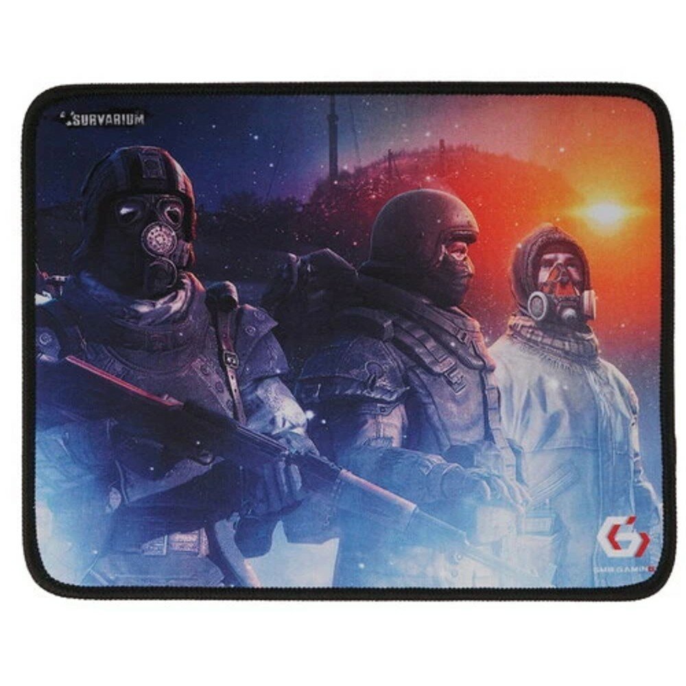 Gembird Коврик для мыши 250 x 200 x 3 мм Ткань, Резина