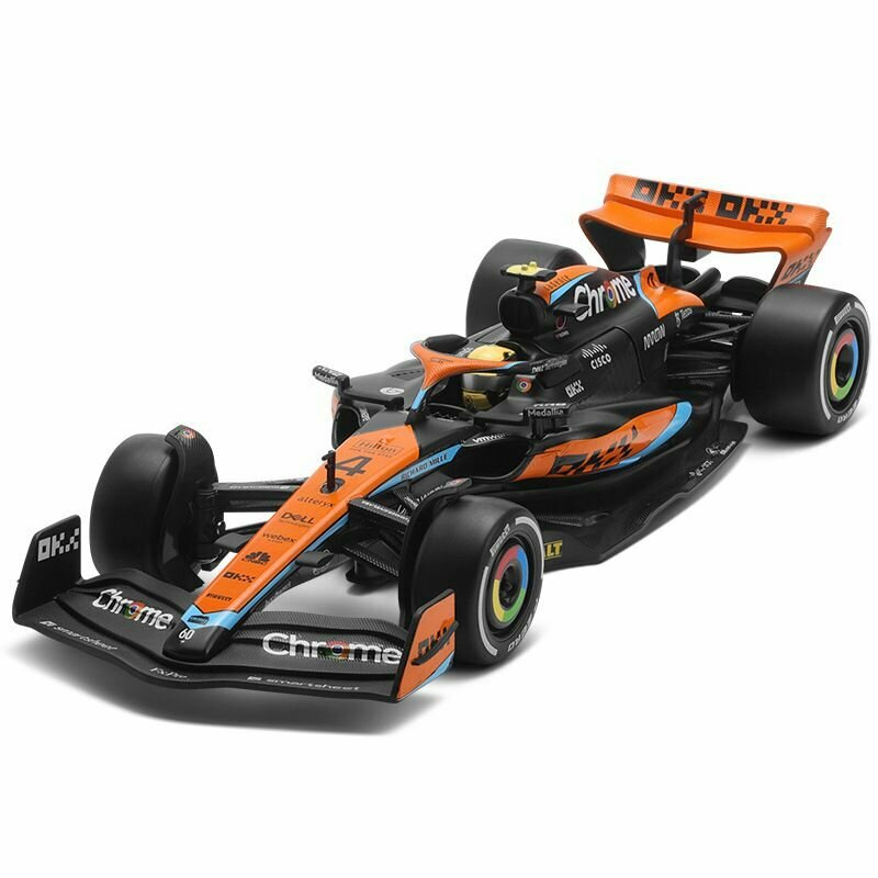 1:24 McLaren F1 Alloy Car Model MCL60 Formula One Racing Car Поклонники автомобилей коллекционируют подарки ограниченной серии