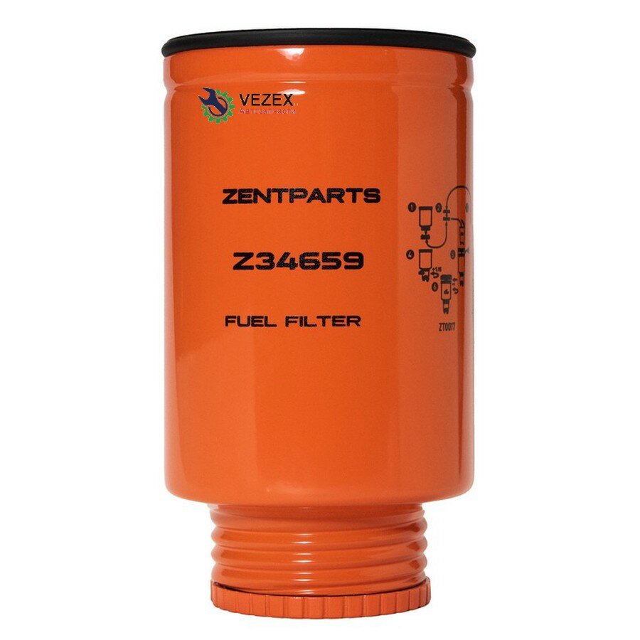 ZENTPARTS Z34659 фильтр топливный! сепаратор D107 H248 1-14\ Caterpillar Tractor