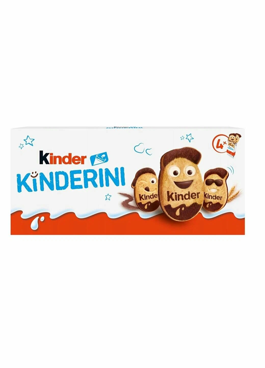 Молочно - шоколадное печенье Kinder Kinderini / Киндер Киндерини 100г (Польша)