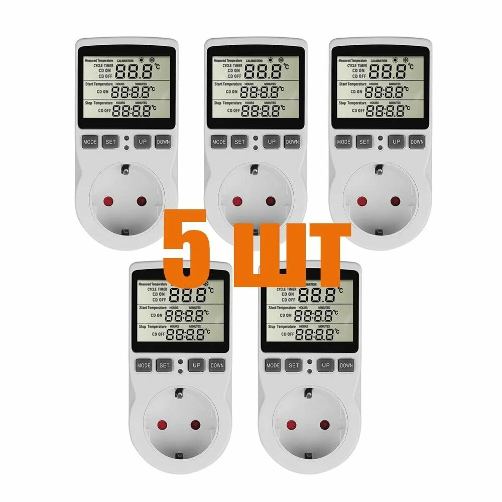 Терморегулятор/термостат до 3680Вт Для конвекторов, Для систем обогрева грунта, белый