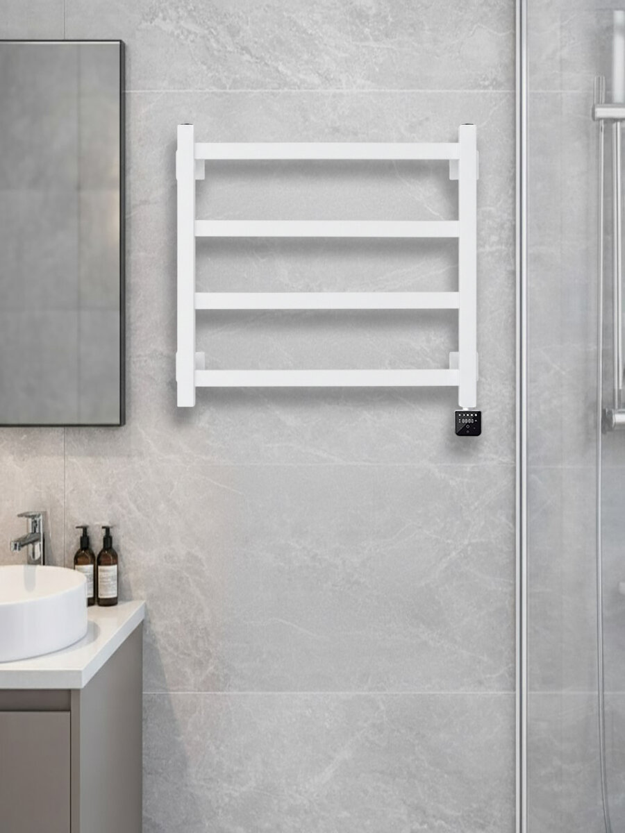 Quadro-1 Полотенцесушитель электрический EQ1 50x60 см Белый