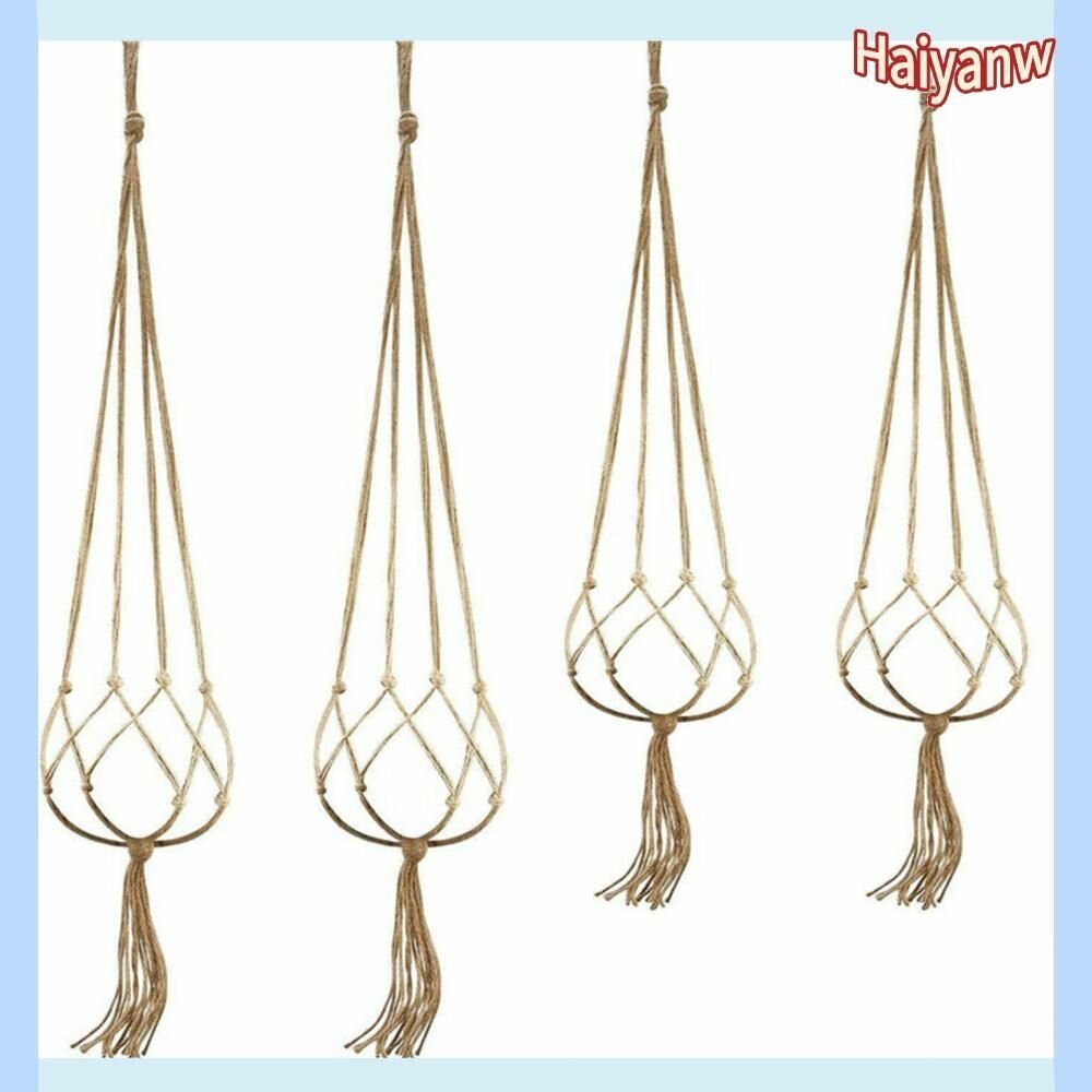 Макраме, стильные подвесные кашпо для цветов, для дома и улицы