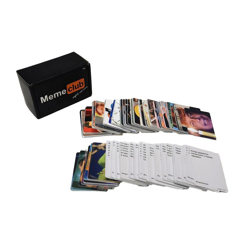 Настольные игры Memeclub мемы для компании взрослых подростков