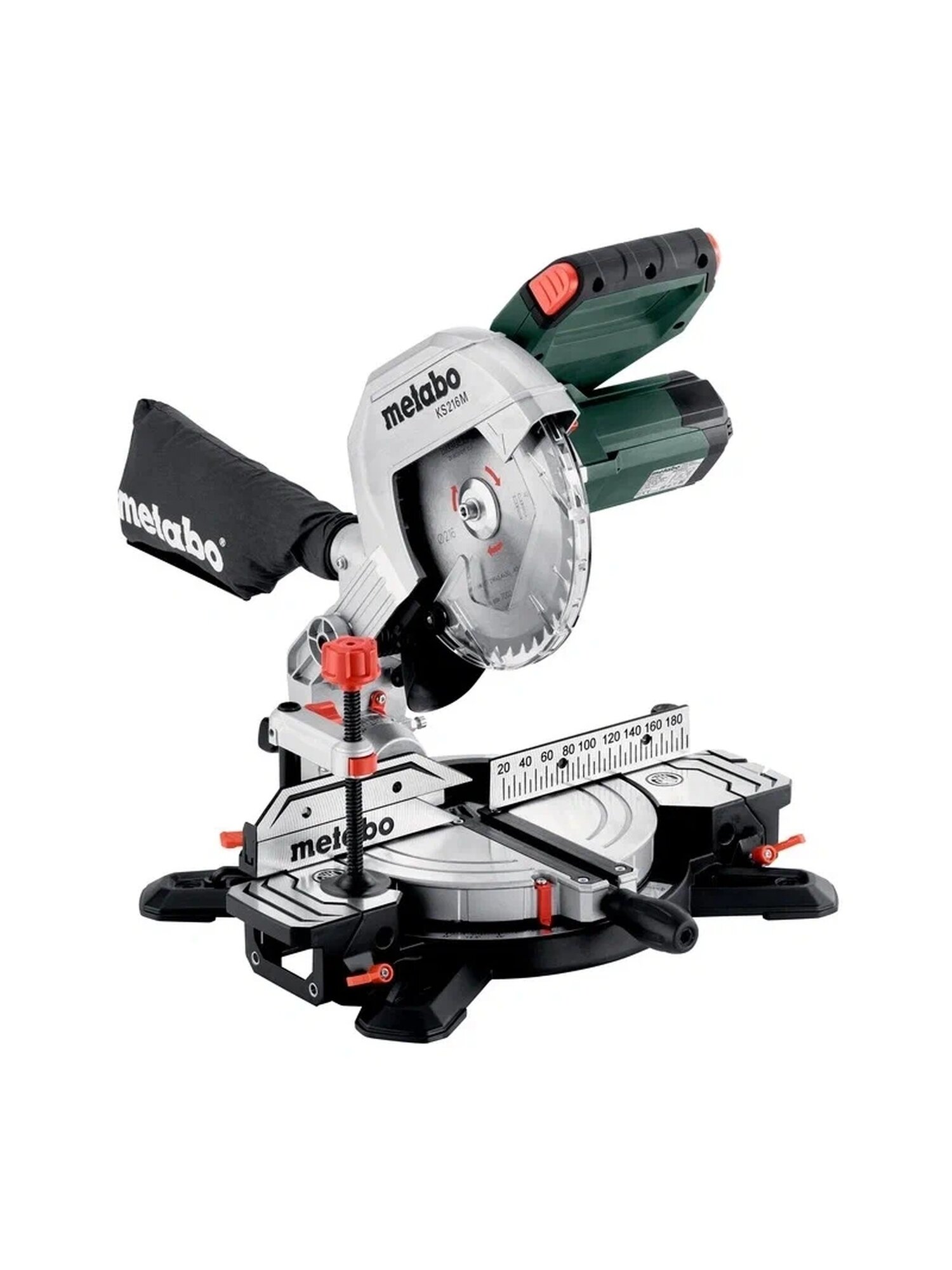 Торцовочная пила Metabo KS 216 M Set 610216900, мощность 1100 Вт, диаметр диска 216 мм