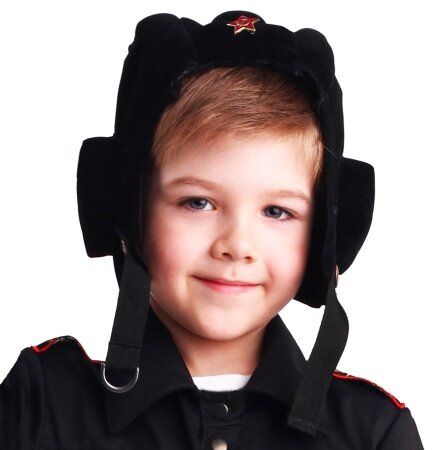 Шлемофон танкиста детский (универсальный) для игр и выступлени к Дню Победы