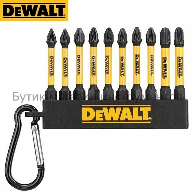 Бита DEWALT DT7274 Ударопрочные биты, упаковка из 10 шт набор бит для шуруповерта