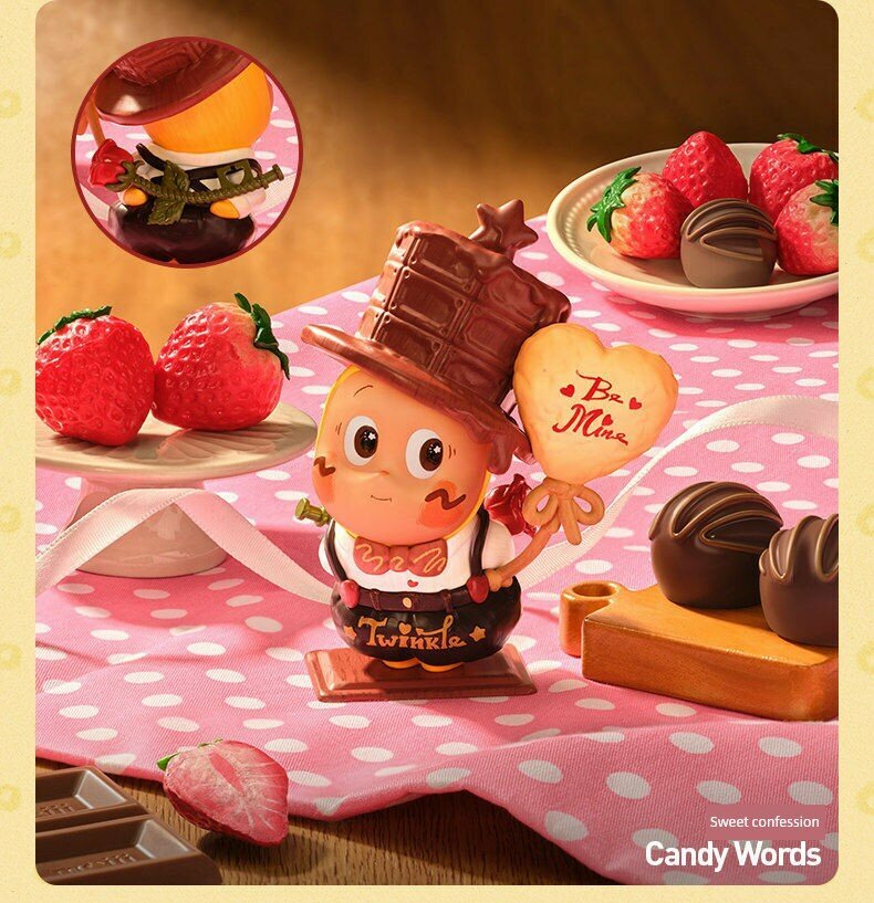 Фигурка POPMART Starry Heartbeat Series в слепой коробке, Сладкое признание, PVC коллекционная игрушка