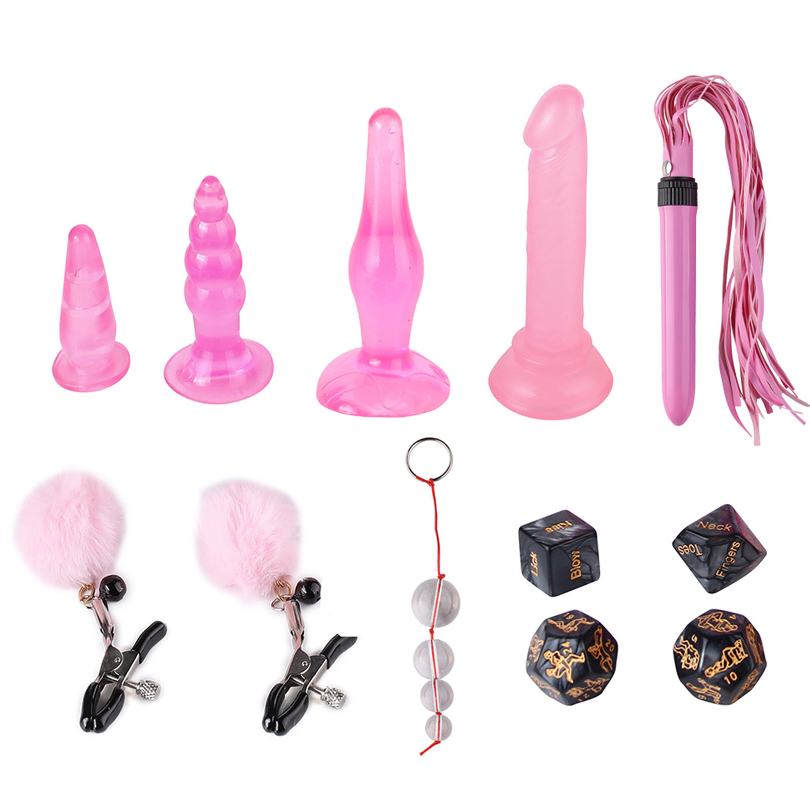 Флирт SM Секс-Игрушка Эротический Зажим Для Сосков Фаллоимитатор В виде Кубиков Анальная Анальная Пробка Мастурбатор G Spot Массажер Простаты Вибратор для Пар
