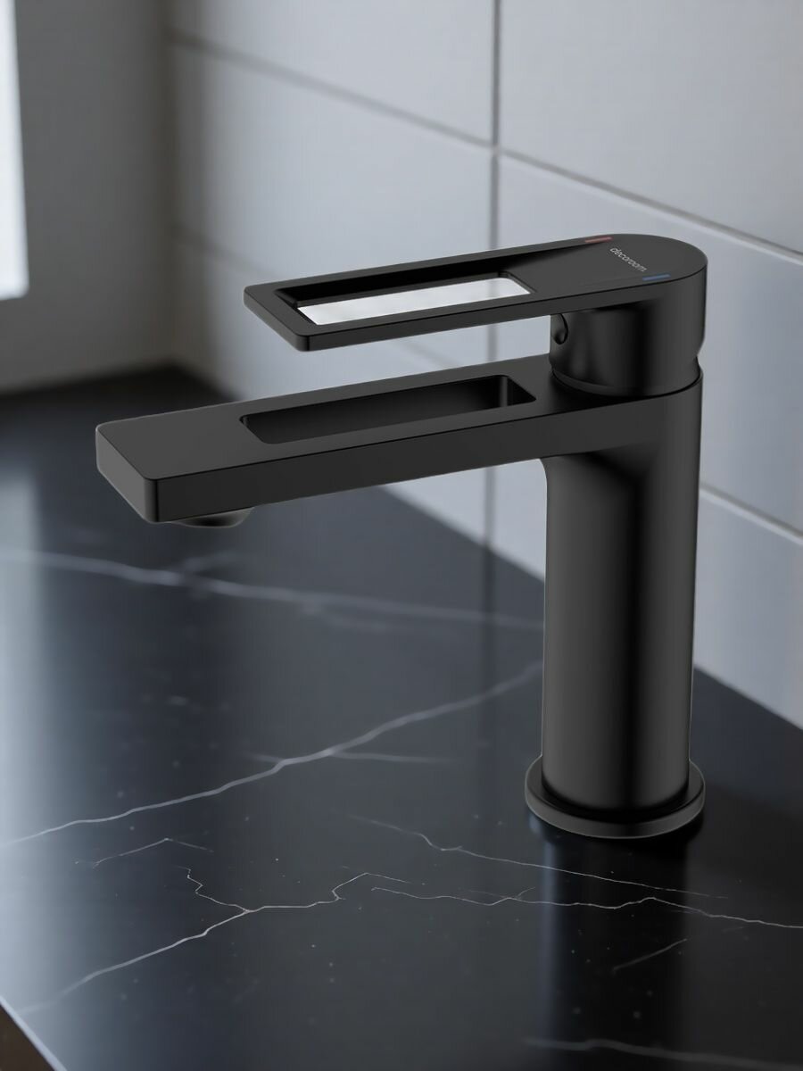 Смеситель DECOROOM DR30011 для умывальника монолитный